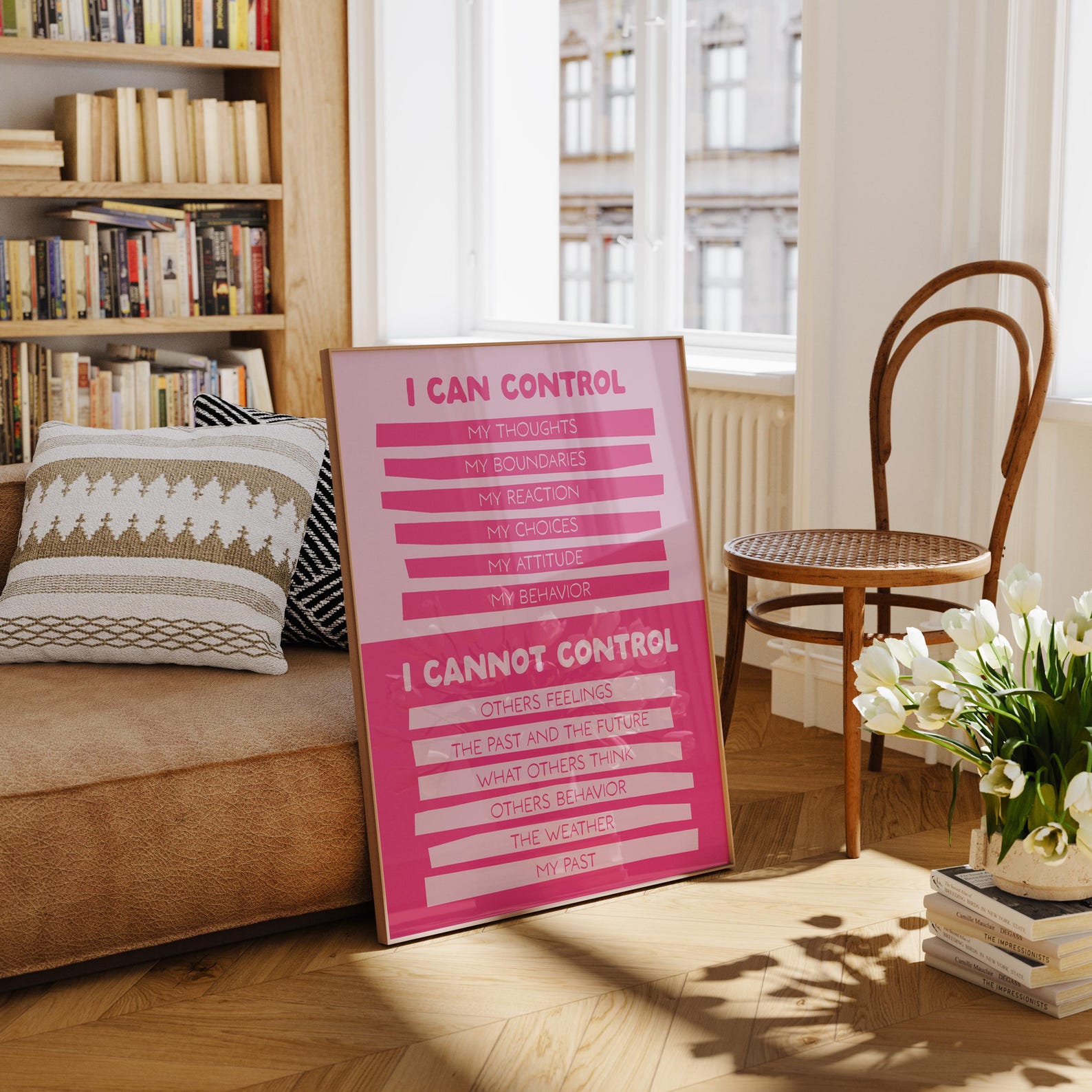 What I Can and Cannot Control Poster: Therapy Office Decor (digital ...