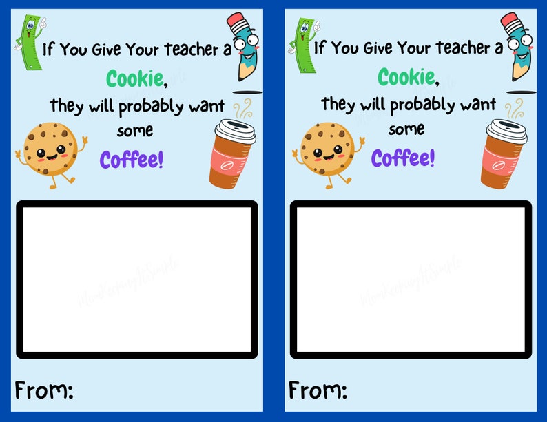 Printable Teacher Appreciation Gift Card Holder, If You Give Your ...