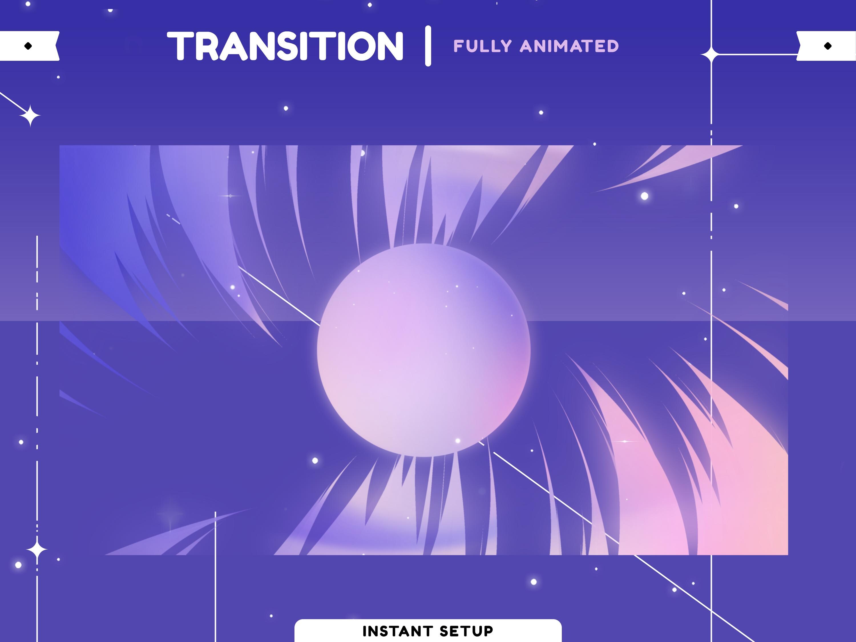Cosmic Lovely Animated Stream Overlay Package for Twitch, Youtube, Kick ...