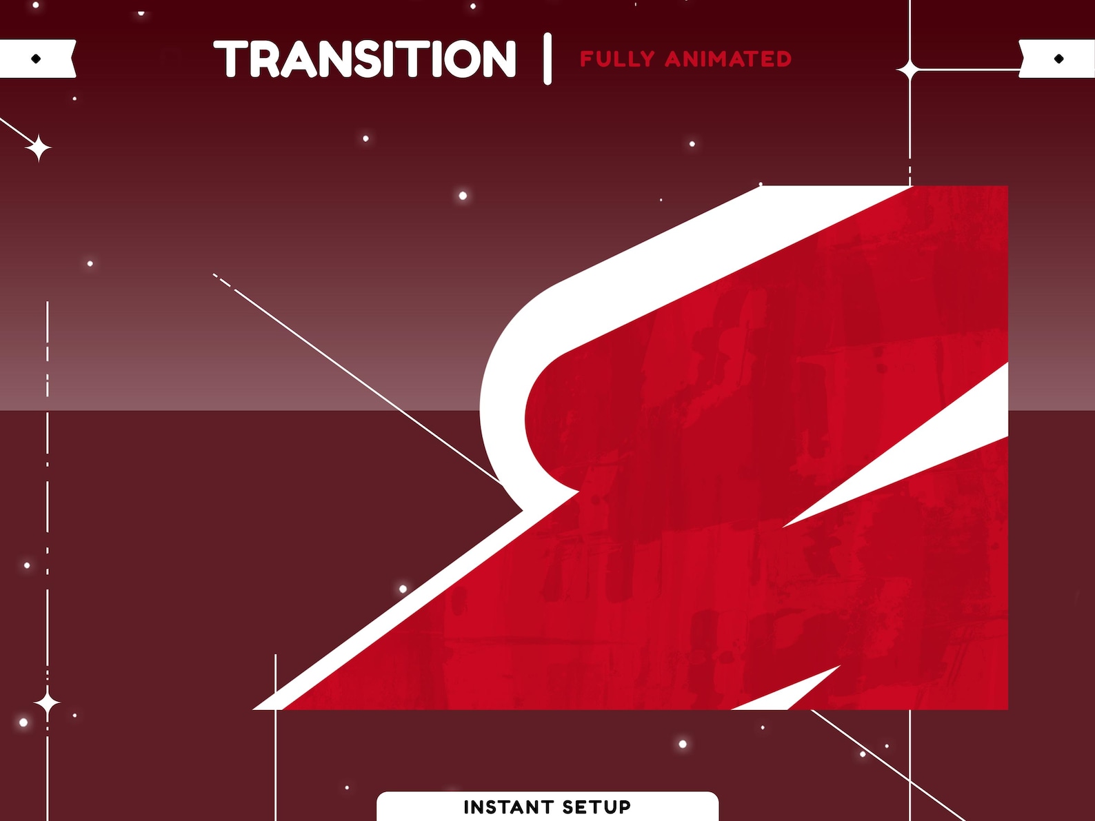 Roleplay Animated Stream Overlay Package for Twitch, Youtube, Kick, Red ...