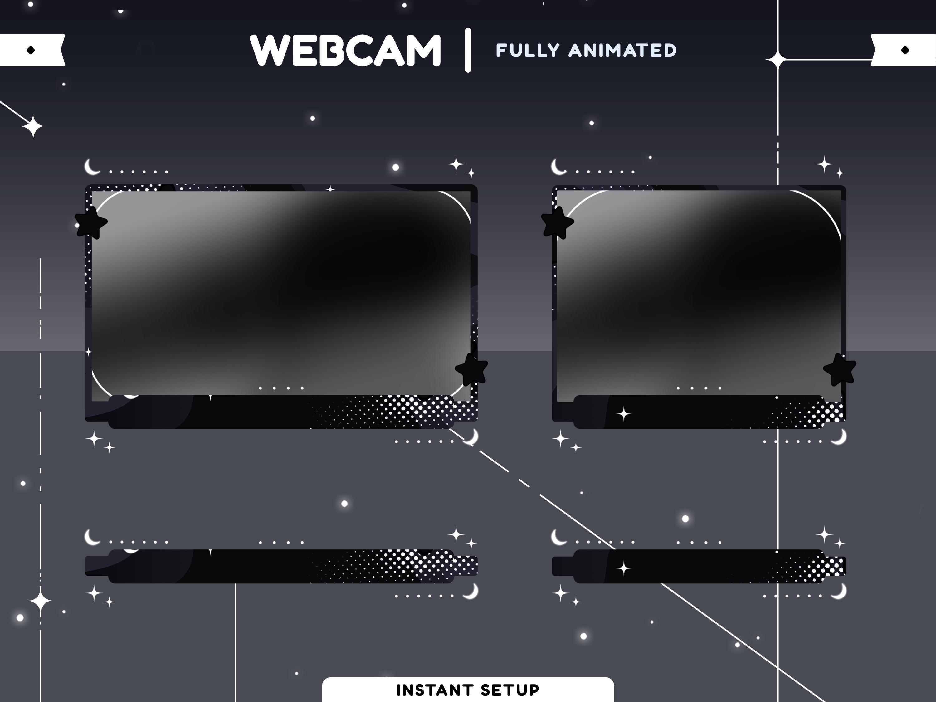 Star Abyss Animated Overlay Package, Celestial Theme, Dark Aesthetic ...