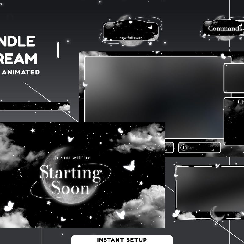 Twitch Stream Moth - Etsy UK