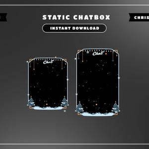 Dark Christmas Animated Stream Overlay Package for Twitch, Youtube,kick ...