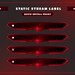 Blaze Blend Animated Stream Overlay Package for Twitch, Youtube, Kick, Black Fire Overlay ...