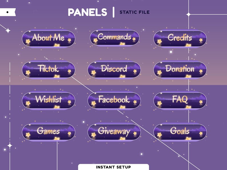 Glowy Ocean Animated Stream Overlay Package Twitch Bundle, Floating ...