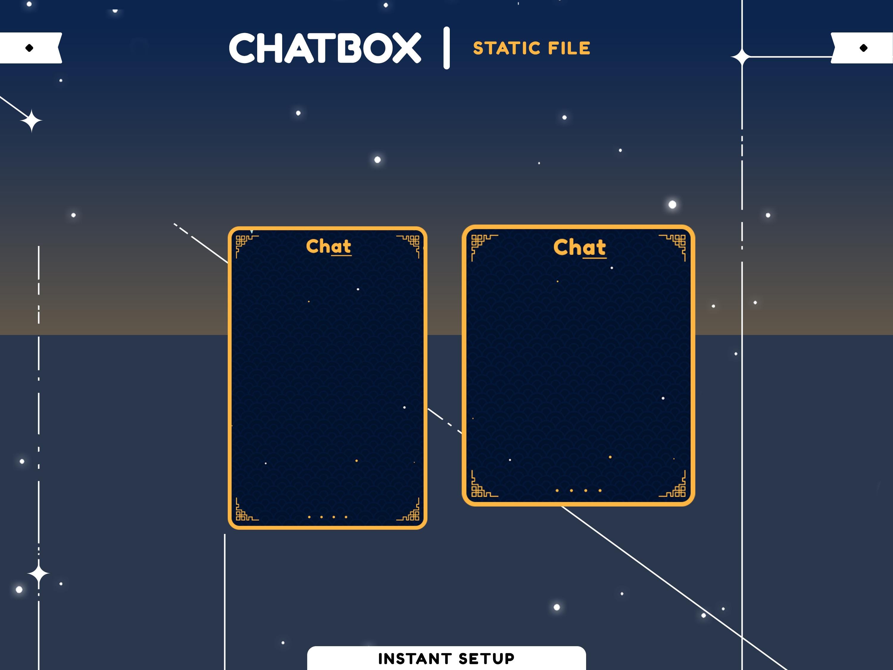 Celestial Harmony Animated Overlay Package, Minimalist Twitch Overlay ...