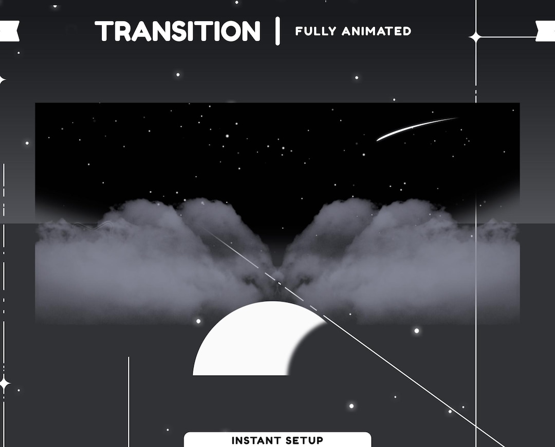 Starveil Animated Stinger Transition, Galaxy Overlay Transition, Starry ...