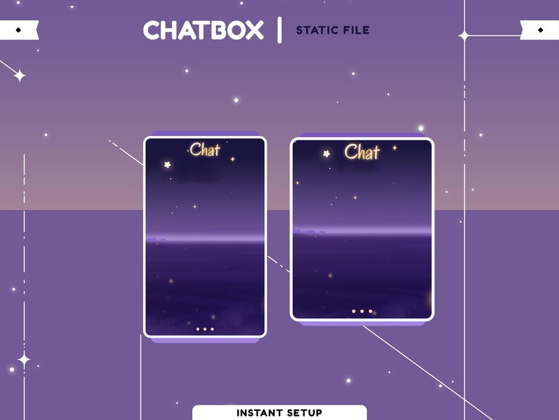 Glowy Ocean Animated Stream Overlay Package Twitch Bundle, Floating ...