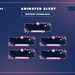 Celestial Nocturne Animated Overlay Package Galaxy Theme Vtuber Overlay ...
