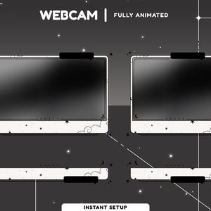 Celestial Ivory Animated Overlay Package, Celestial Theme, Minimalist ...