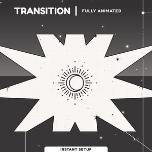 Celestial Ivory Animated Overlay Package, Celestial Theme, Minimalist ...