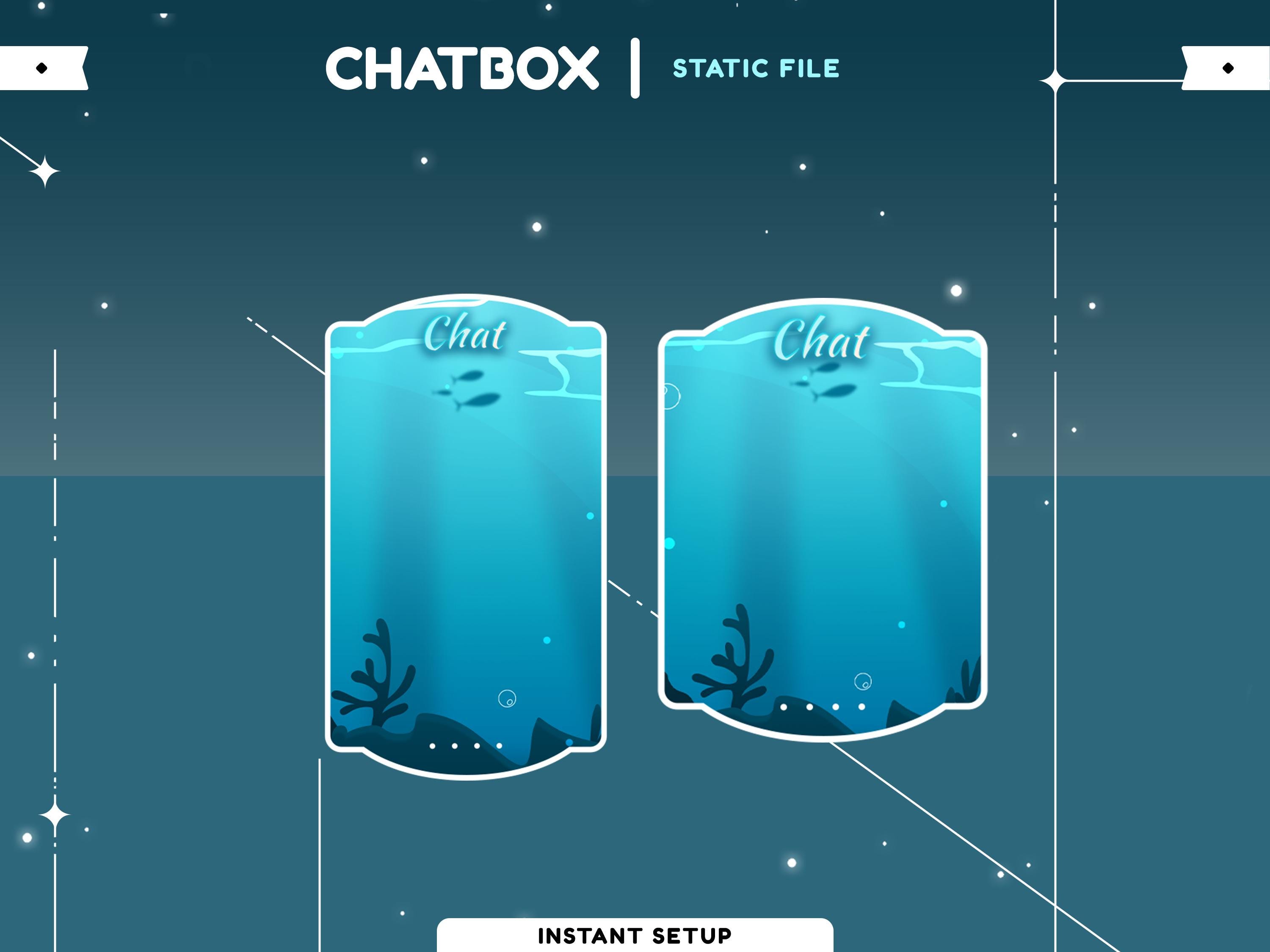 Sea Secrets Animated Stream Overlay Package for Twitch, Under Water ...