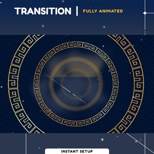 Celestial Harmony Animated Overlay Package, Minimalist Twitch Overlay ...