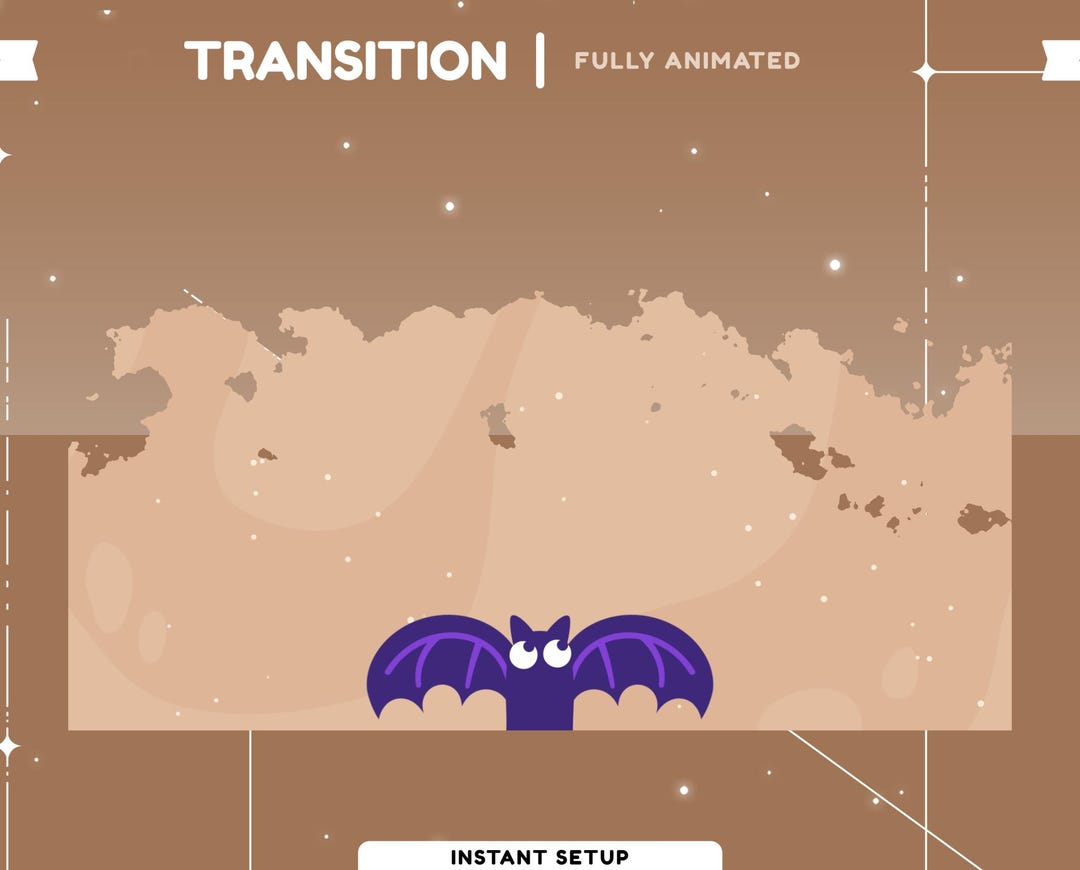 Choco Cobweb Animated Stinger Transition, Brown Purple Overlay ...