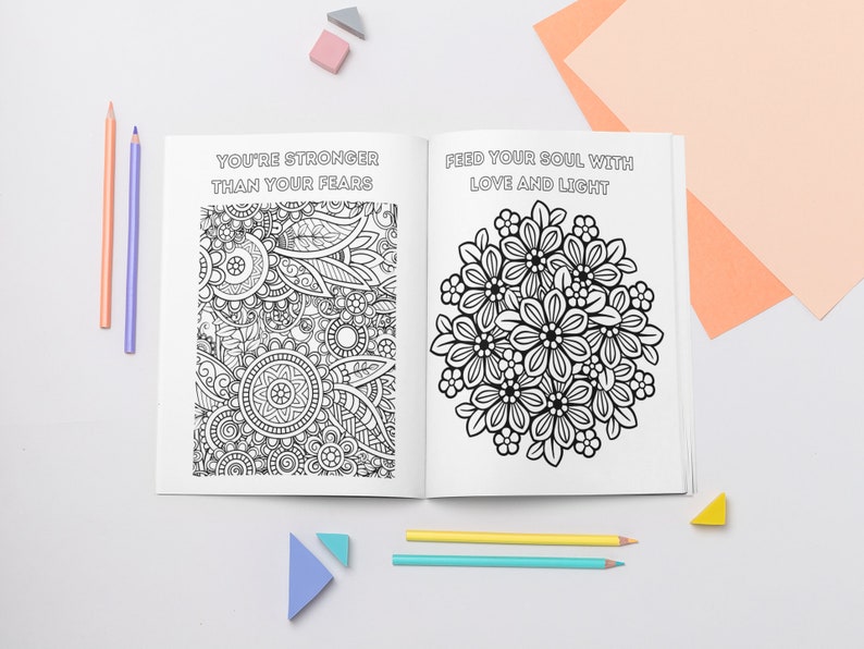 Printable Adult Coloring Book | Embrace Your Uniqueness: an ...