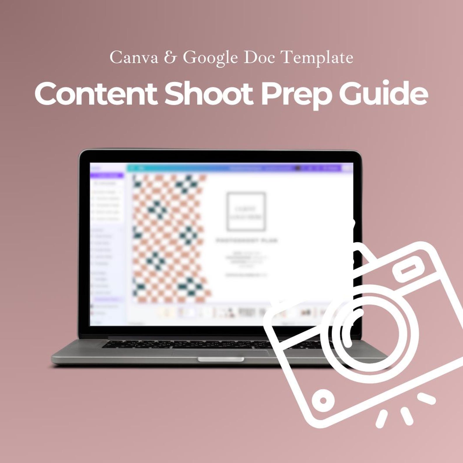 Content Shoot Prep Guide Template - Etsy