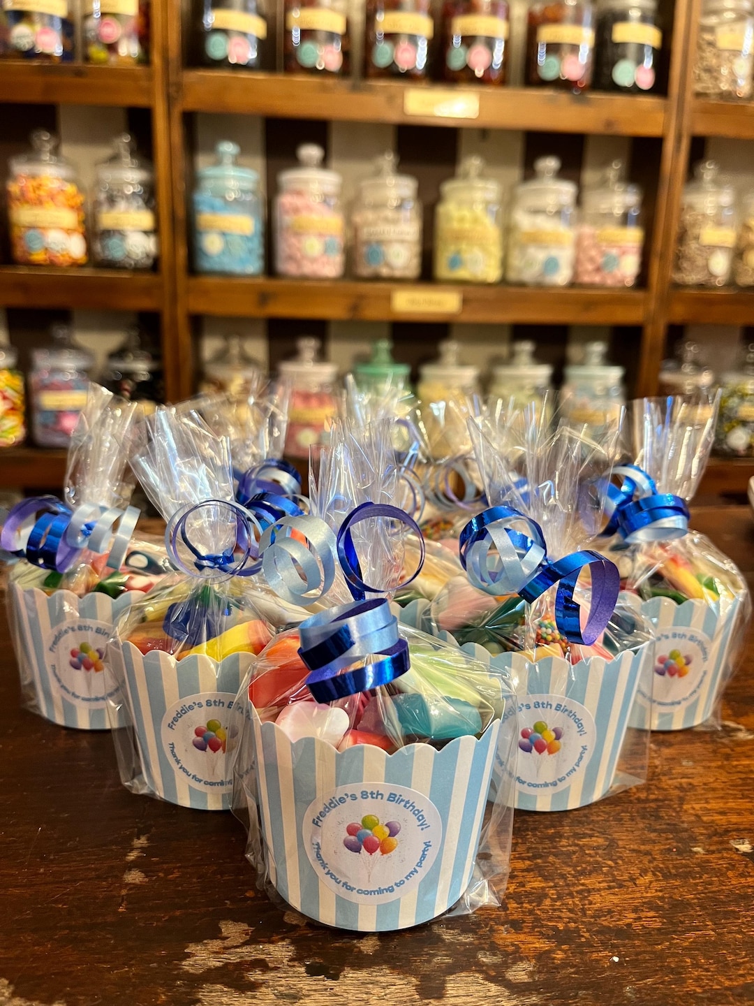 Birthday Sweet Tubs | Party Favours | Party Favour Tubs - Etsy UK