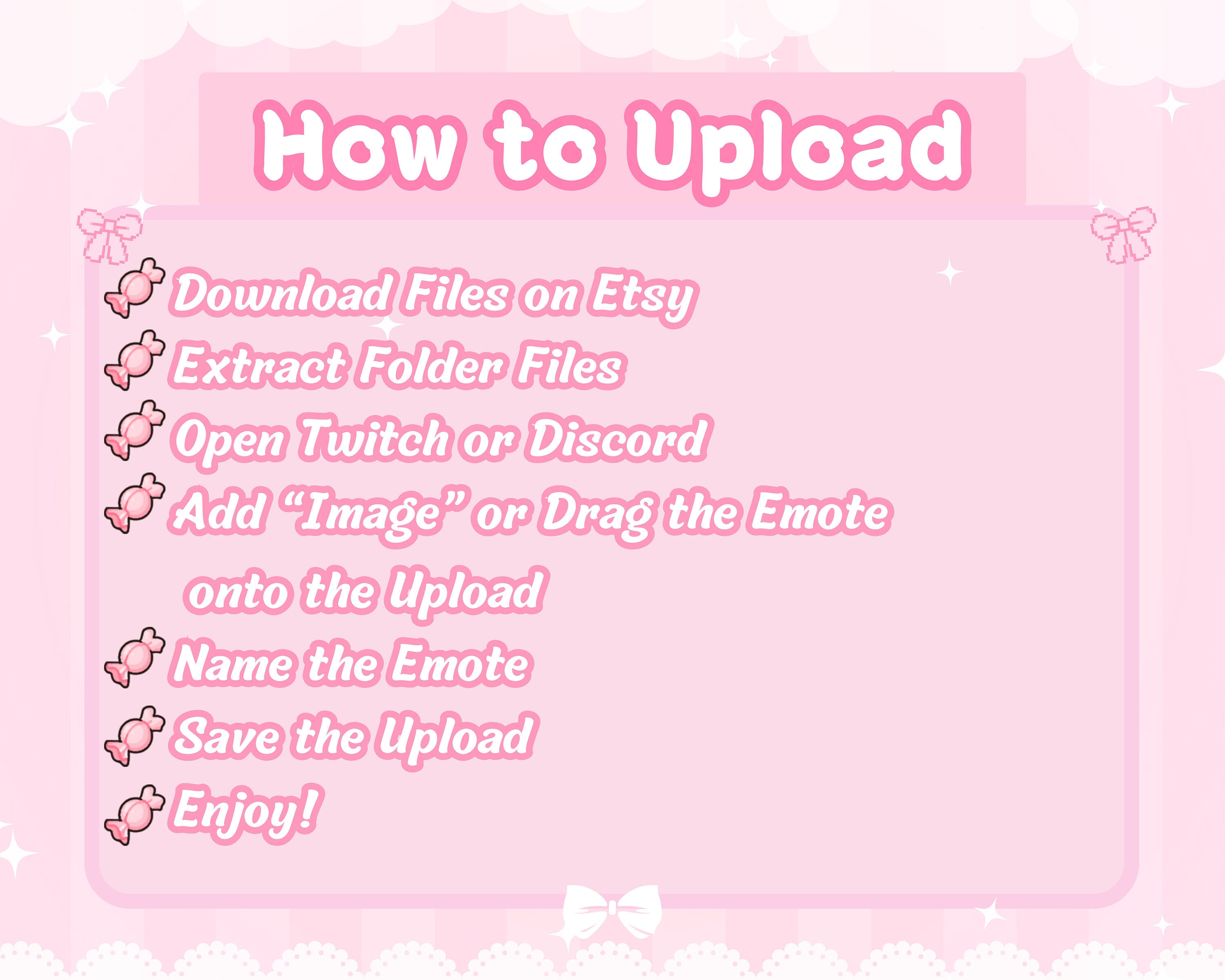 50 ANIMATED CUTE EMOTES Package | for Discord and Twitch | Cute ...