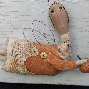 Primitive Angel Handmade/fall Decor - Etsy