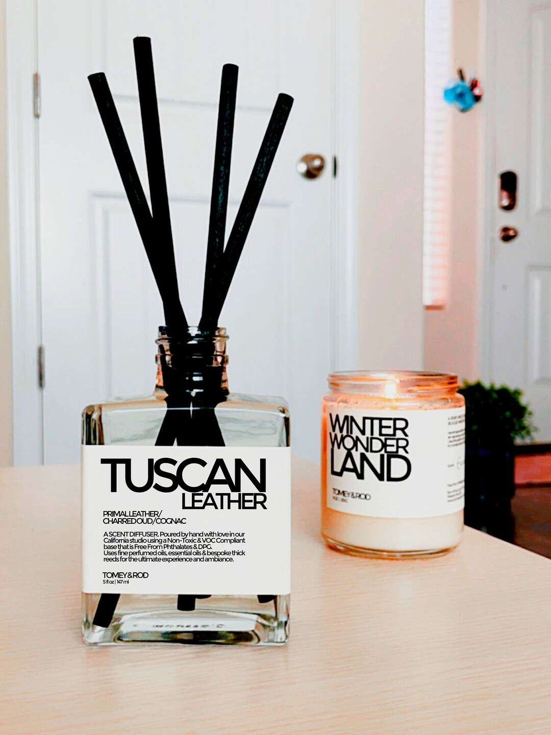 Tuscan Leather Luxe Reed Diffuser, Primal, Animalistic yet Refined ...