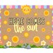 Summer Bulletin Board "here Comes the Sun" - Etsy