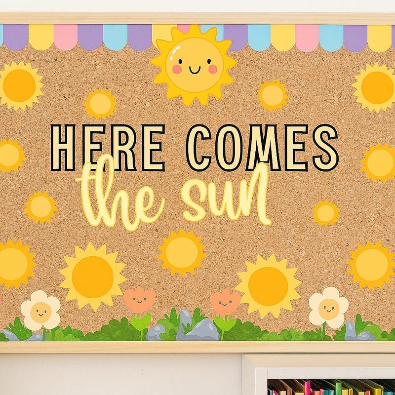 Sun Bulletin Board - Etsy