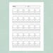 Color Swatch Chart Blank Color Chart Printable Color Swatch Template ...