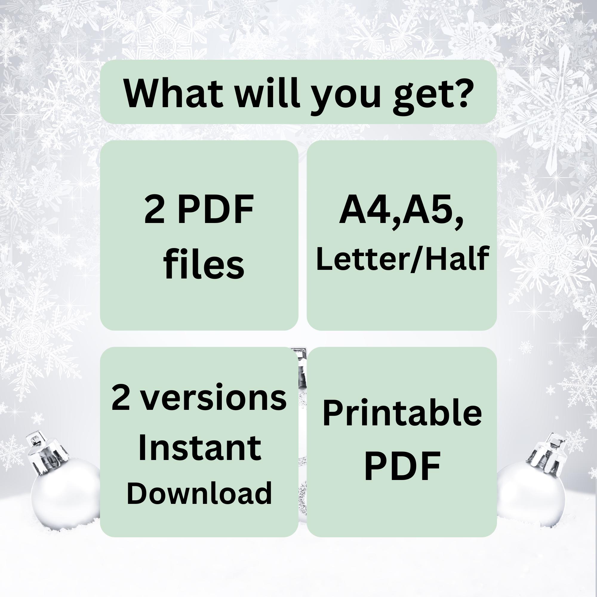Editable Christmas Potluck Sign up Sheet Template, Printable Holiday ...