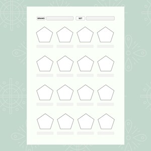Color Swatch Chart Blank Color Chart Printable Color Swatch Template ...