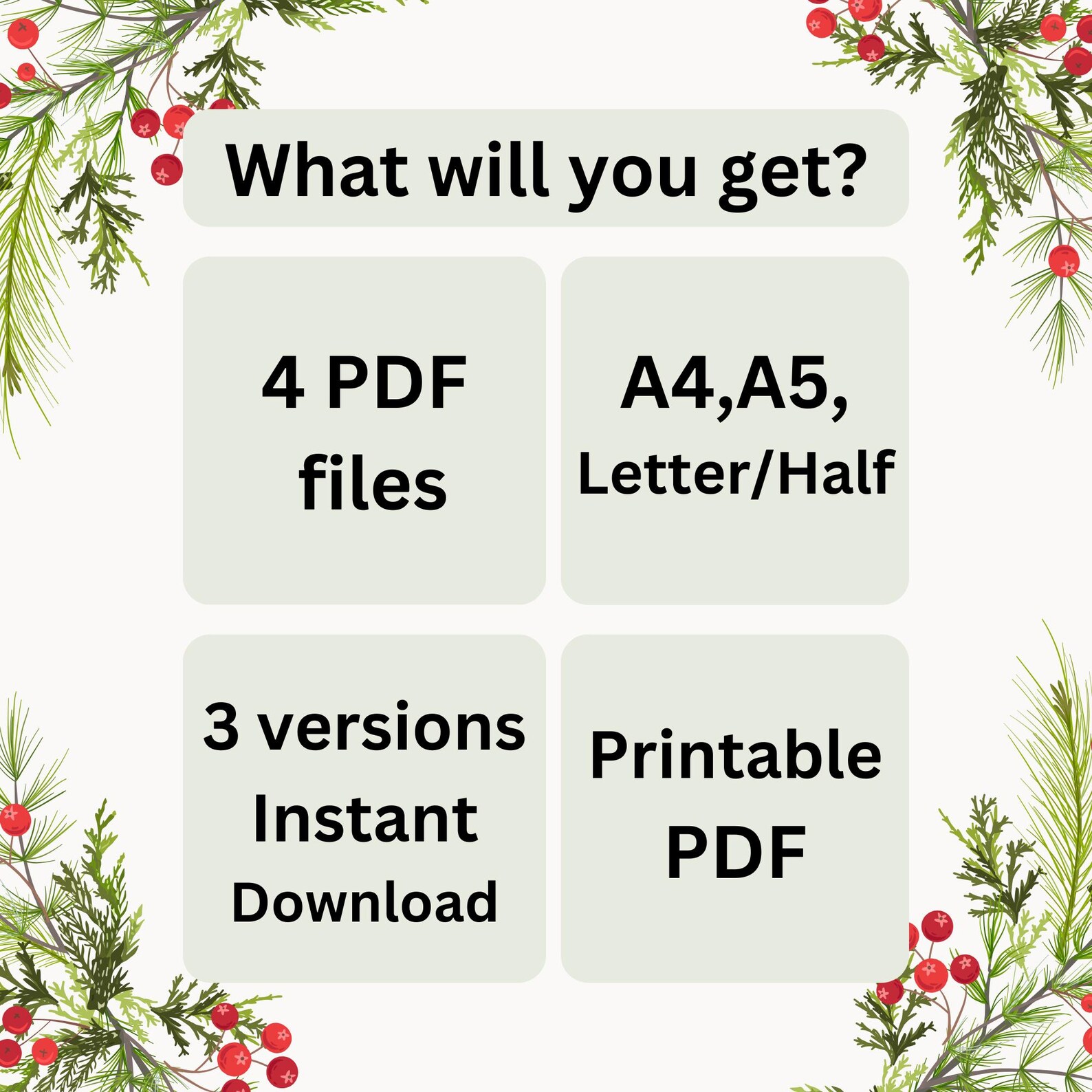 Christmas Party, Party Checklist, Menu Planner & Potluck Sign-up Sheet ...