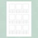 Pattern Swatch Template Blank Pattern Swatch Chart Printable Pattern ...