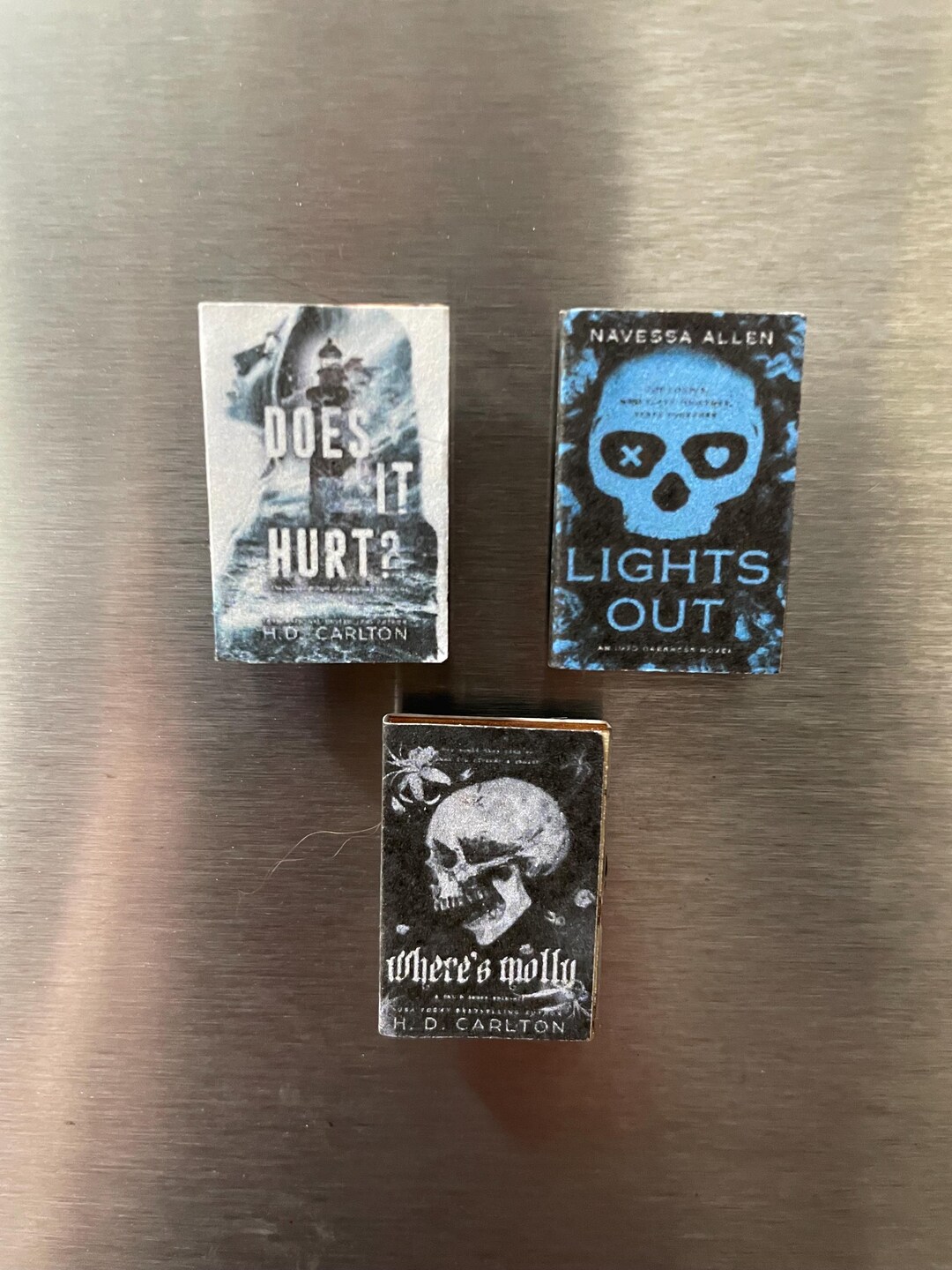 Dark Romance Mini Book Fridge Magnets - Etsy