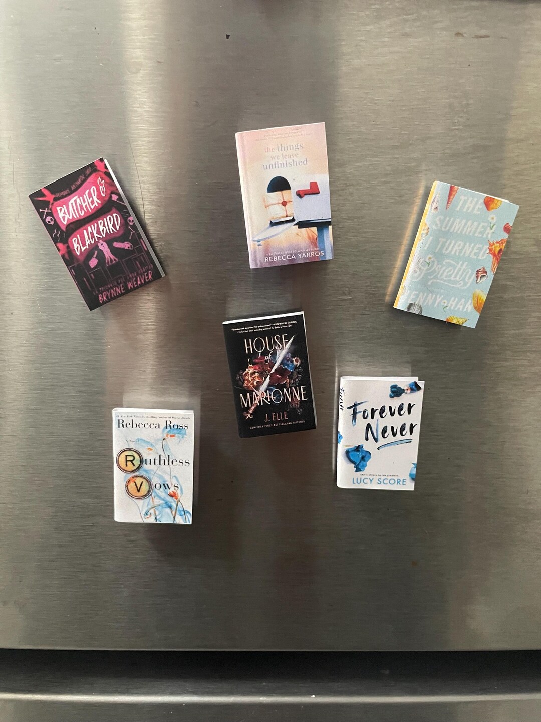 Mini Book Refrigerator Magnet - Etsy