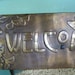 Brass Ginkgo Welcome Sign - Etsy