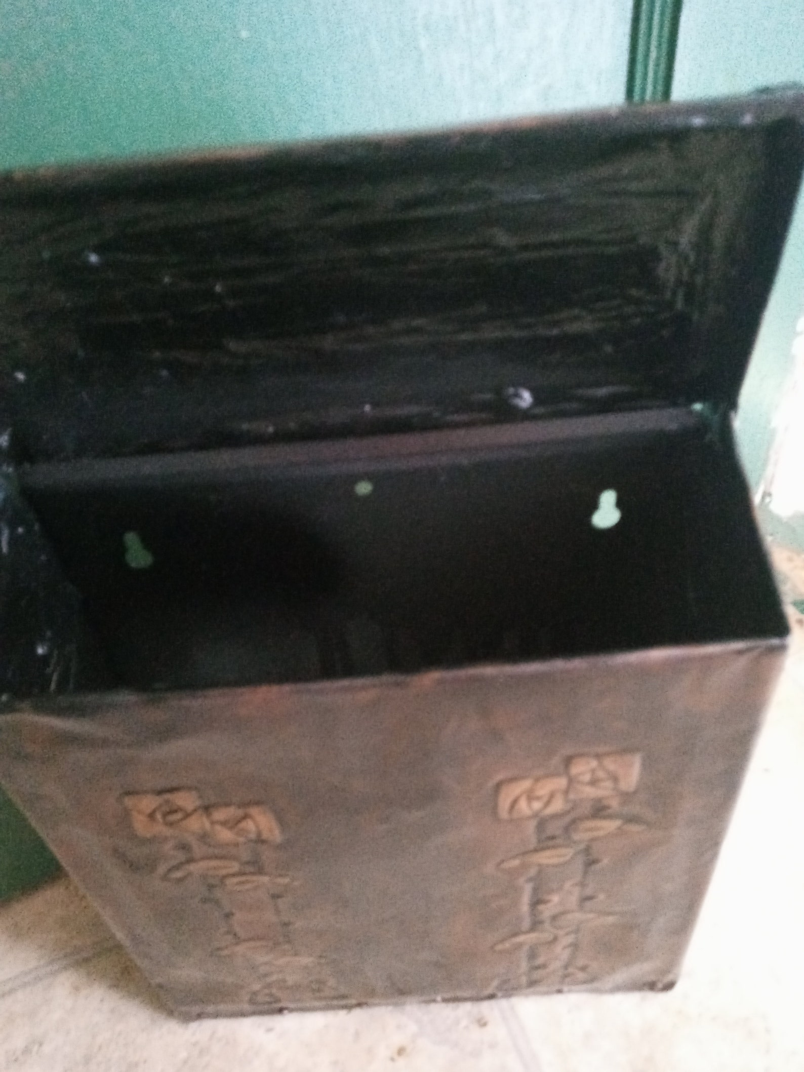 Double Hurd Rose Copper Embossed Mailbox - Etsy