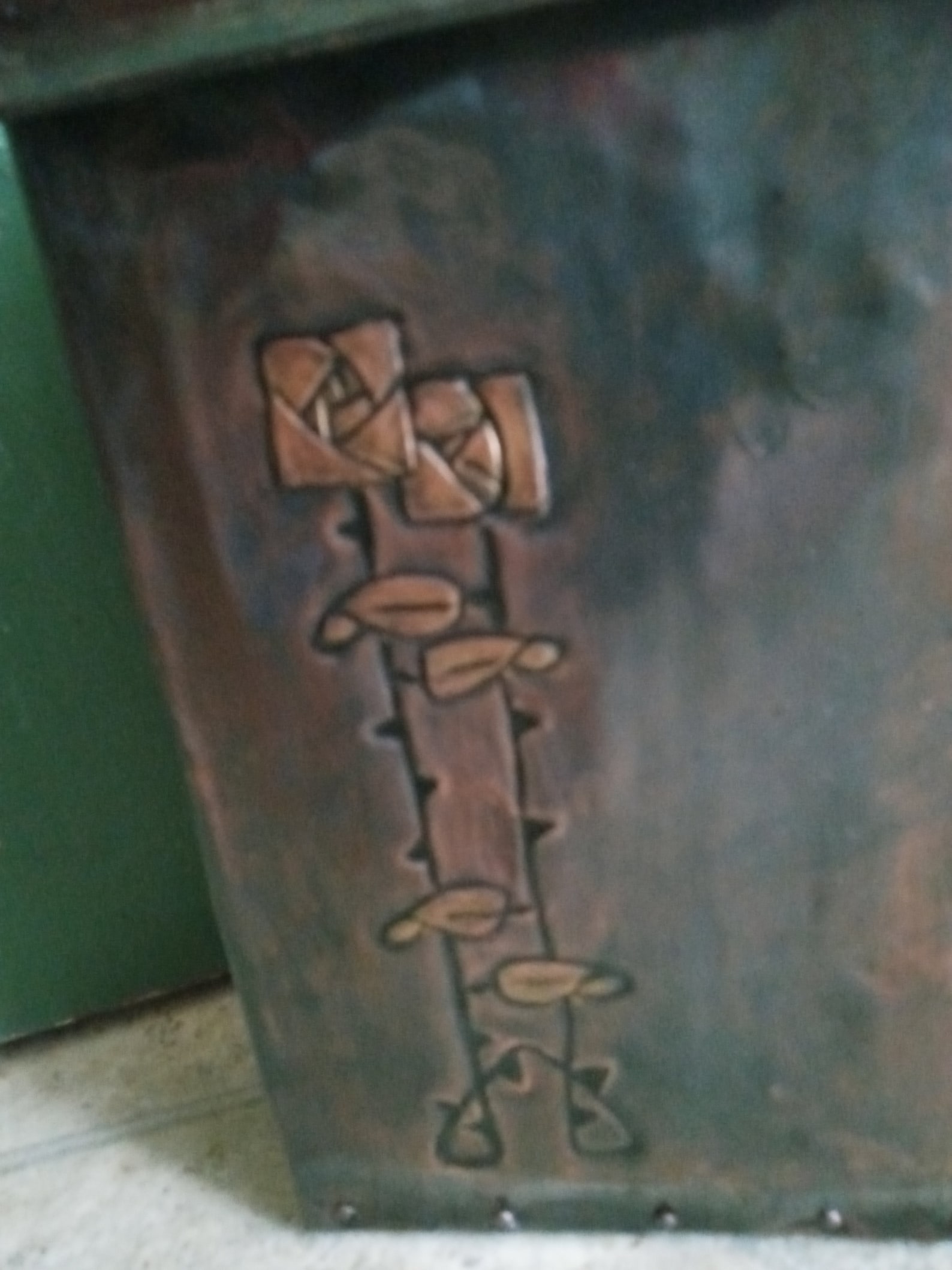 Double Hurd Rose Copper Embossed Mailbox - Etsy