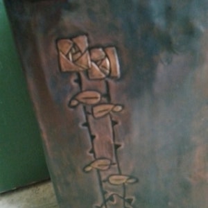 Double Hurd Rose Copper Embossed Mailbox - Etsy