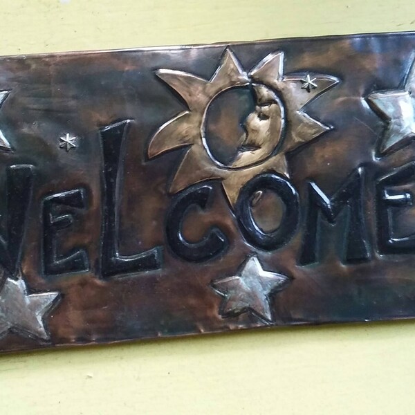 Welcome Plaque - Etsy