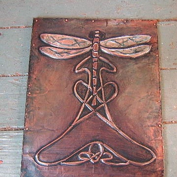 Dragonfly Art Nouveau - Etsy