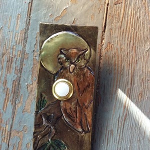 Owl in Moonlight Doorbell - Etsy