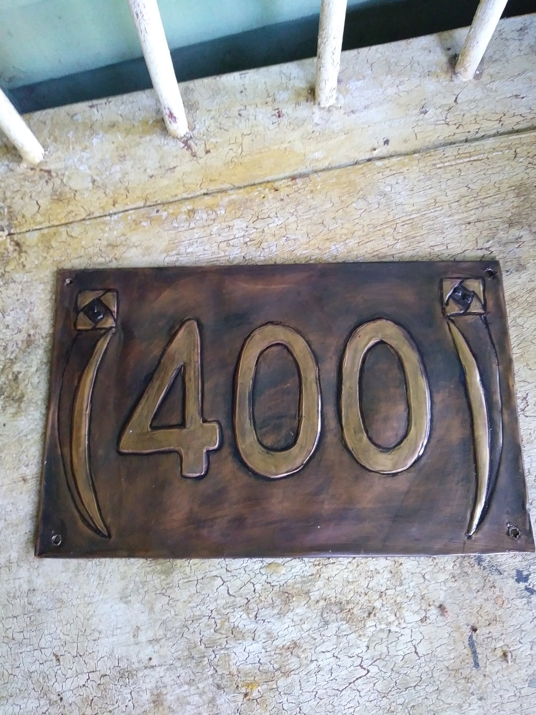 Stylized Hurd Rose House Plaque - Etsy
