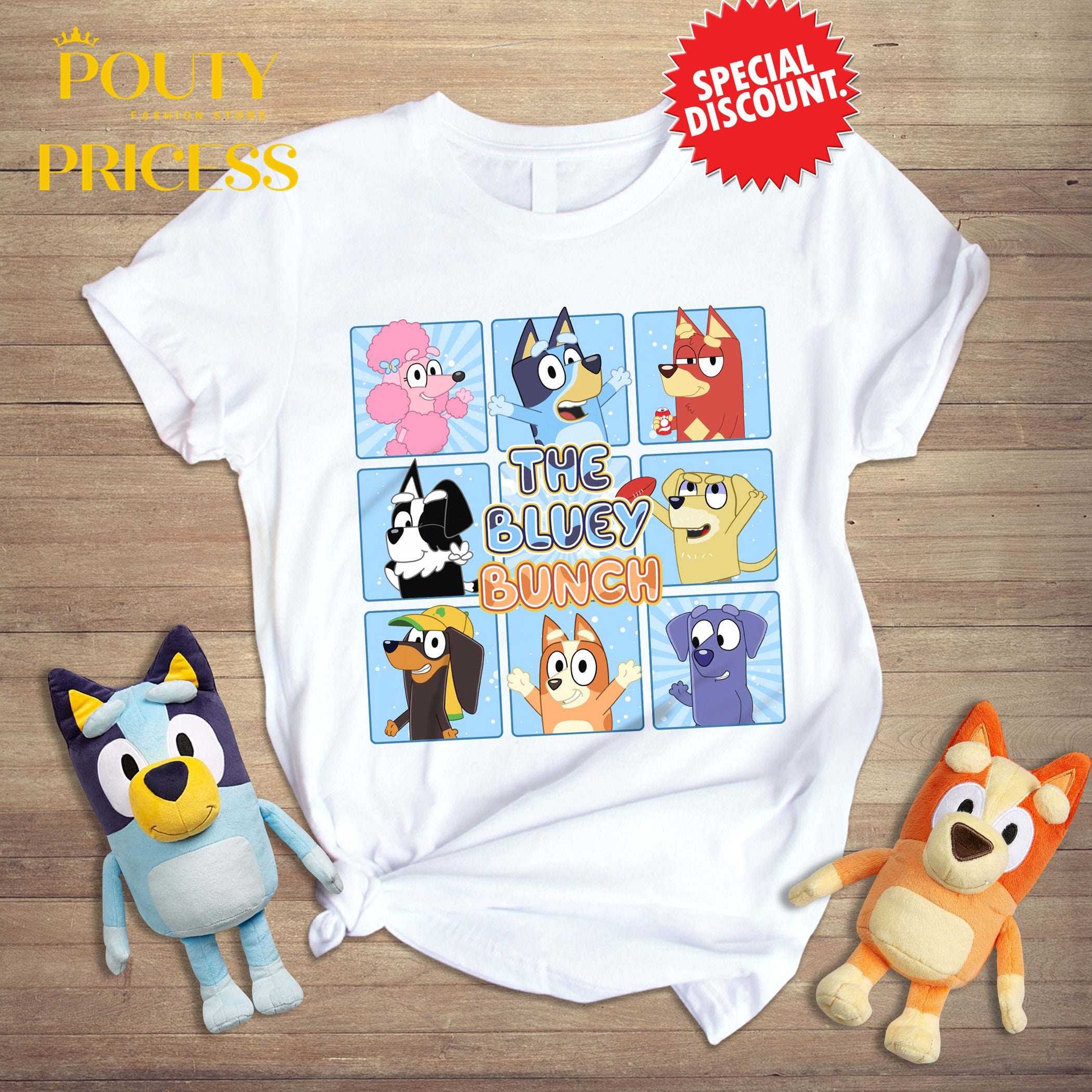 The Bluey Bunch T-shirt, Bluey Family Shirt, Bluey Mom Shirt