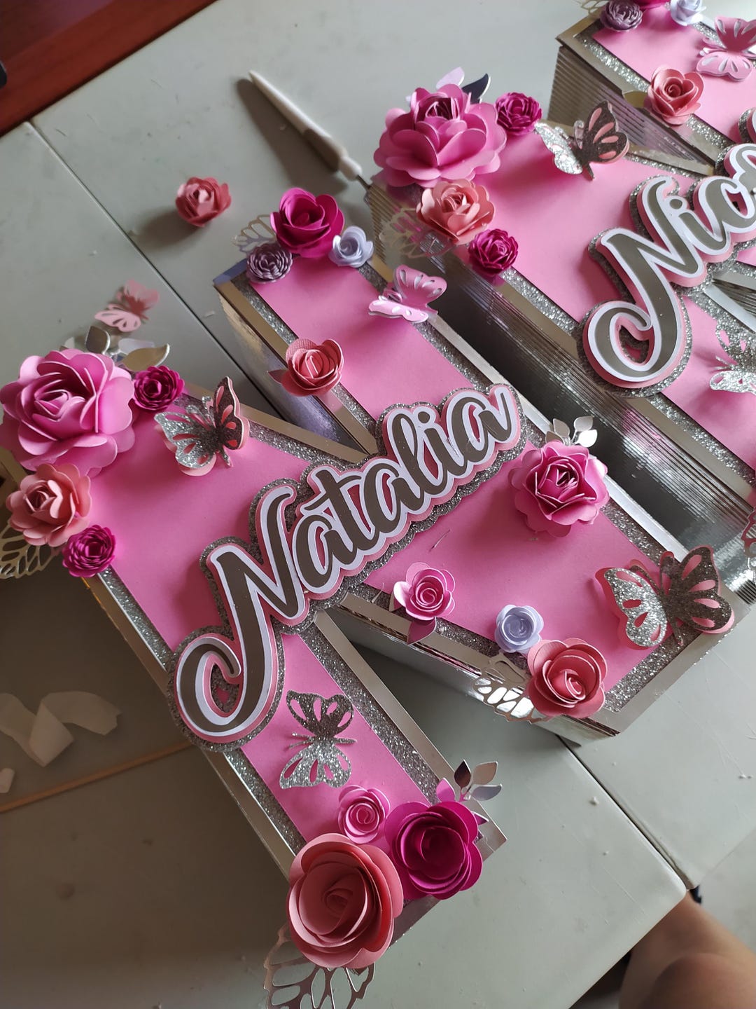 3D DECORATED LETTERS 3D Letter Decorated - Etsy