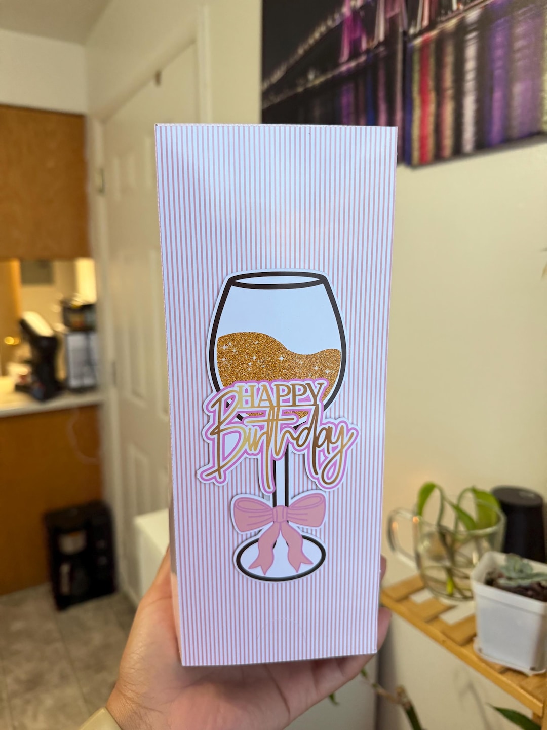 Tik Tok Viral Wine Cup Box Silhoutte & Critcut File Editable and Easy ...