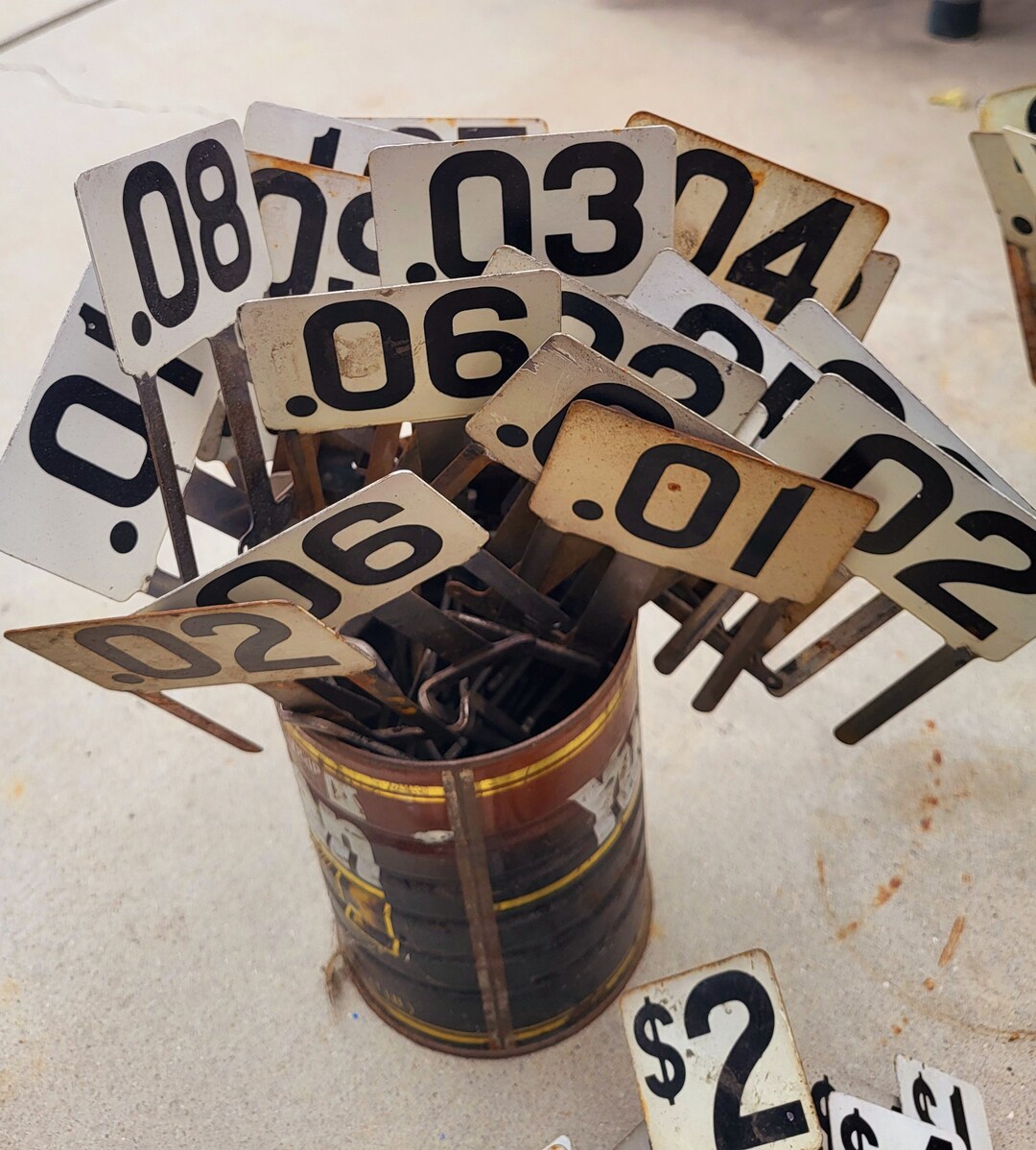 Very Large Cash Register Flags, Medium Flags. Cash Register Numbers ...