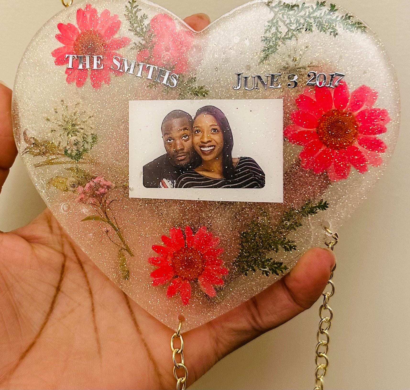 Resin Picture Frame, Wedding Gift, Anniversary Gift - Etsy