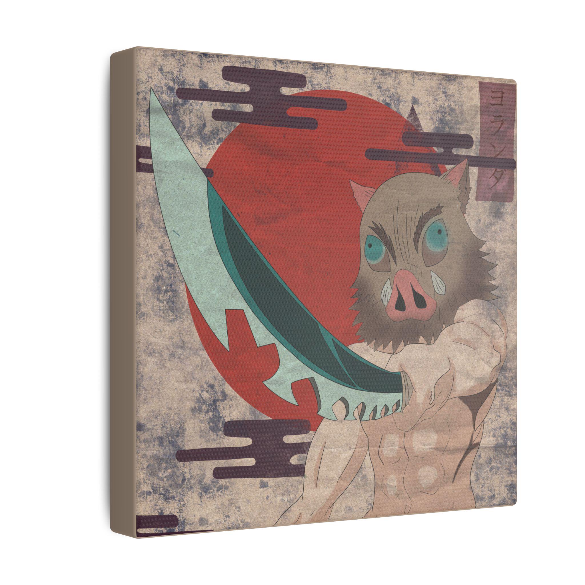 Demonslayer Inosuke Anime Wall Art Print. Perfect Gift for Anime Fans ...