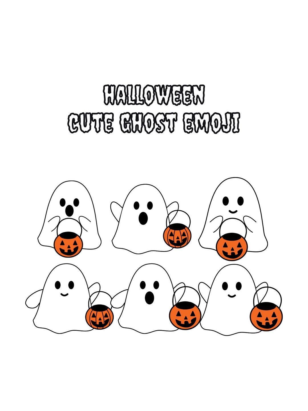 Cute Ghost Emotes - Etsy