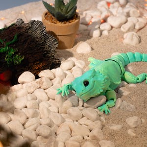 Realistic Bearded Dragon 3D Printed - Etsy