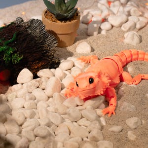 Realistic Bearded Dragon 3D Printed - Etsy